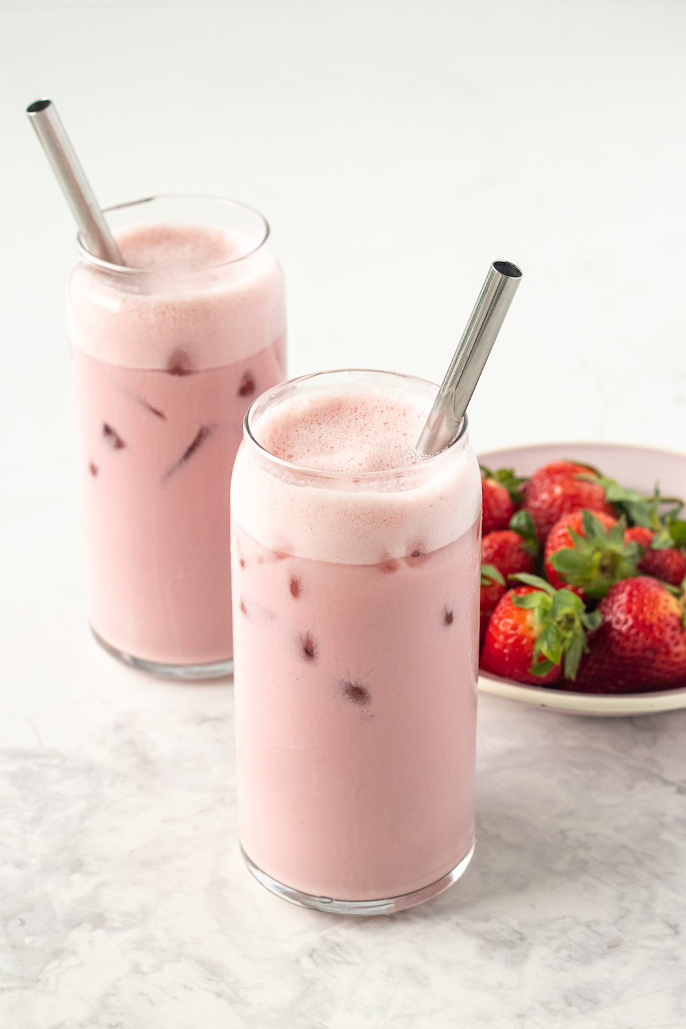 Healthy Strawberry Milkshake | Assortment Foods